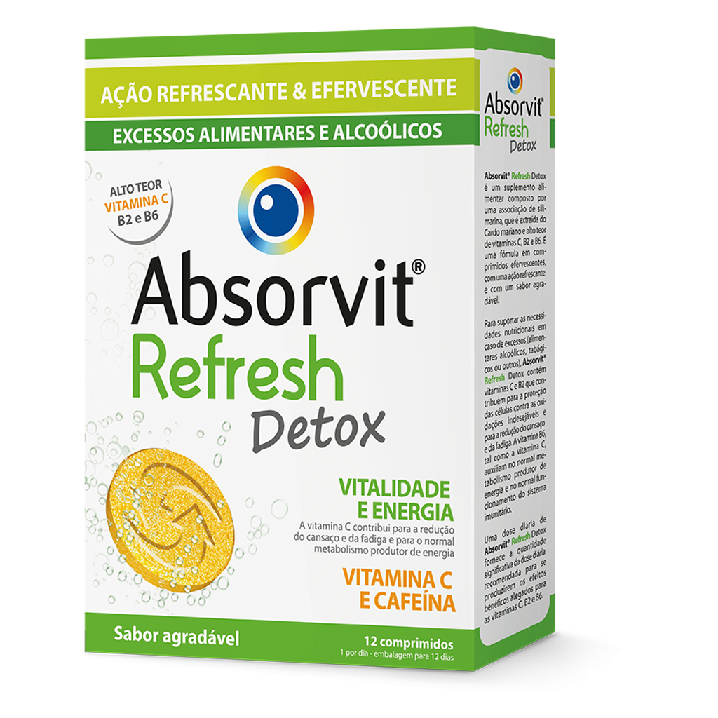ABSORVIT REFRESH cx - 12Un | Farmácia do Altinho