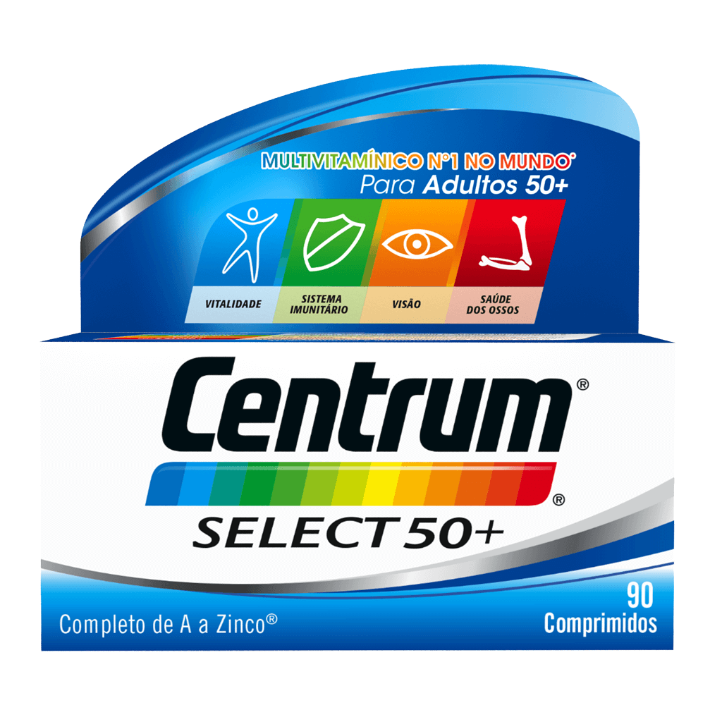 Centrum Select 50+ - 90 comprimidos | Farmácia do Altinho