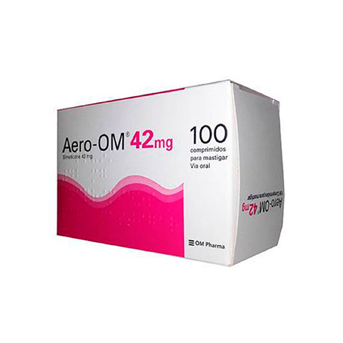 Aero-OM 42mg 100 comprimidos para mastigar | Farmácia do Altinho