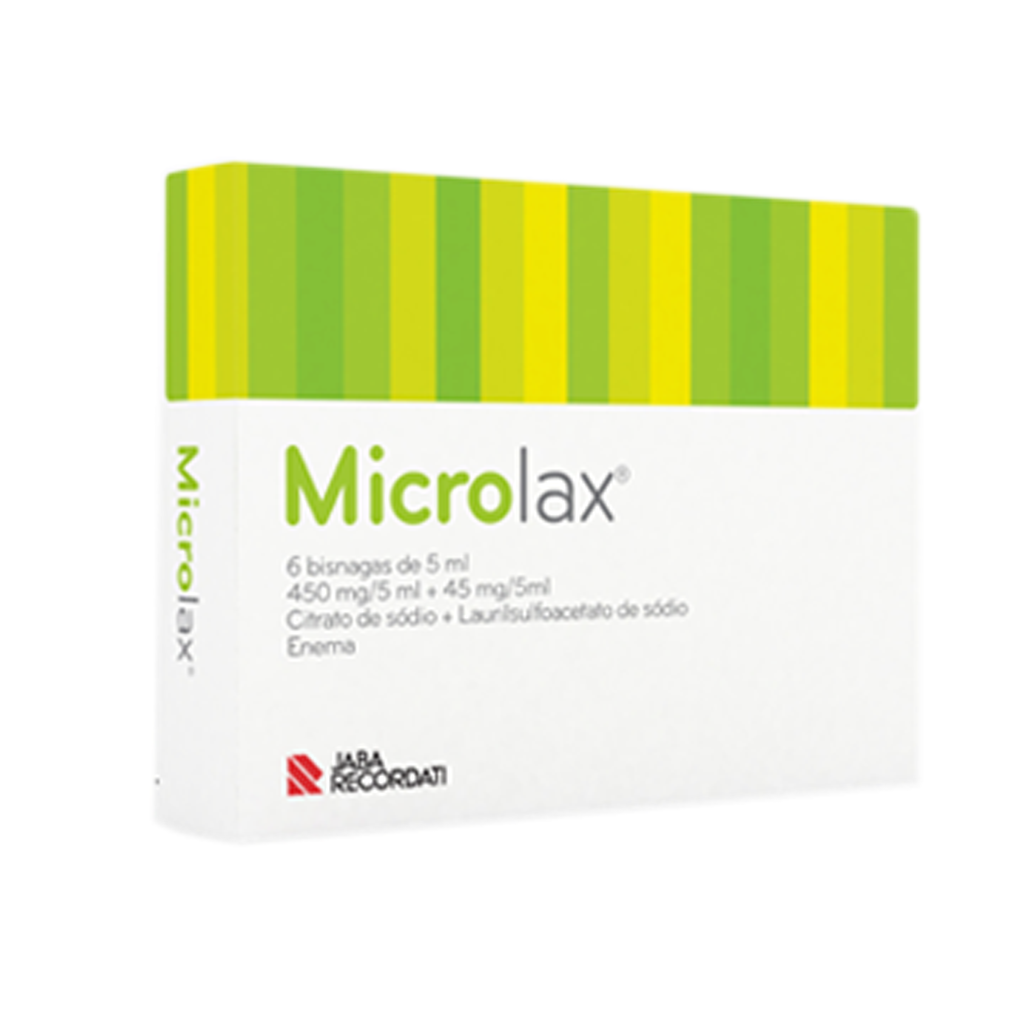 Microlax 450 mg/5 ml + 45 mg/5 ml 6 X 5 ml Sol Rect | Farmácia do Altinho