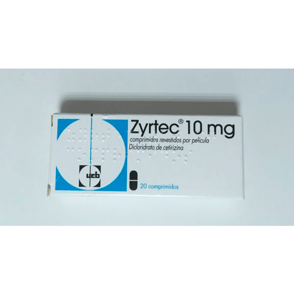 Zyrtec 10 mg 20 Comp Rev Pel | Farmácia do Altinho